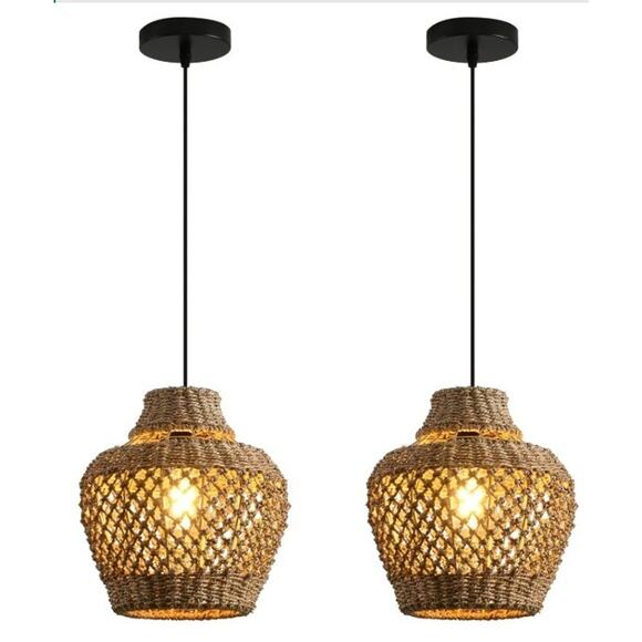 Teru Ji Kaikang | Holiday | Teru Ji Kaikang 2pack 1 Boho Rattan Pendant ...